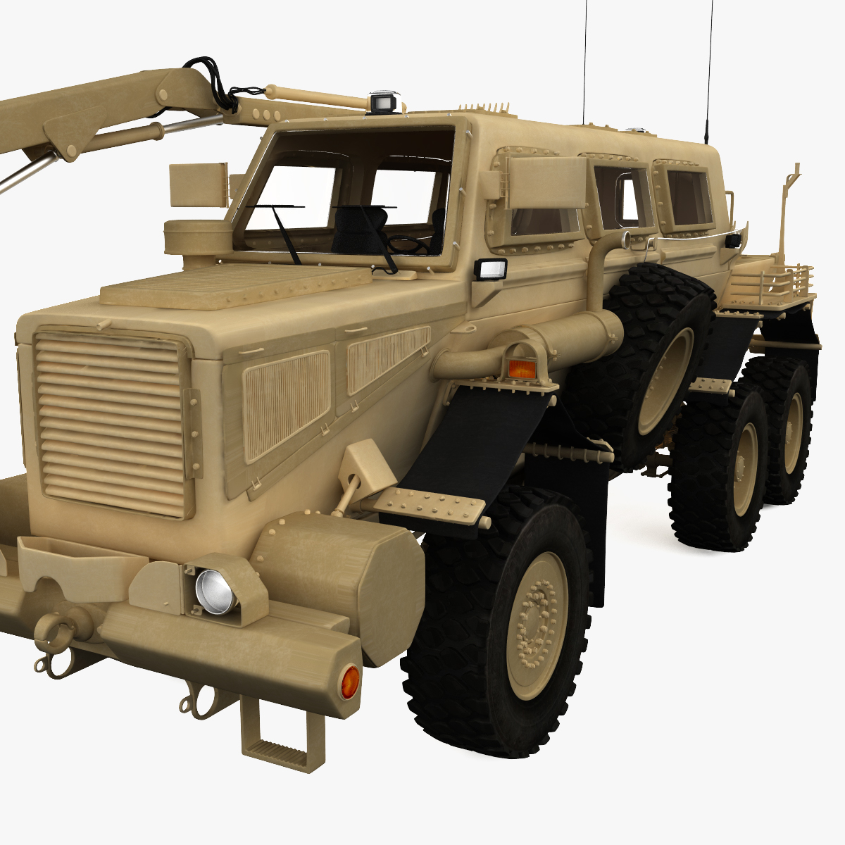 buffalo protected vehicle c4d