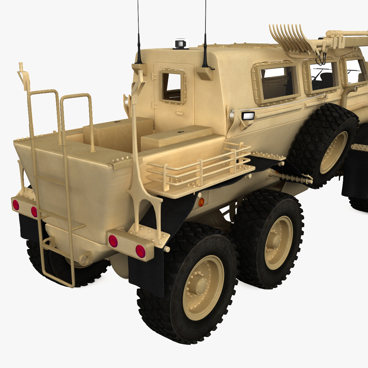 buffalo protected vehicle c4d