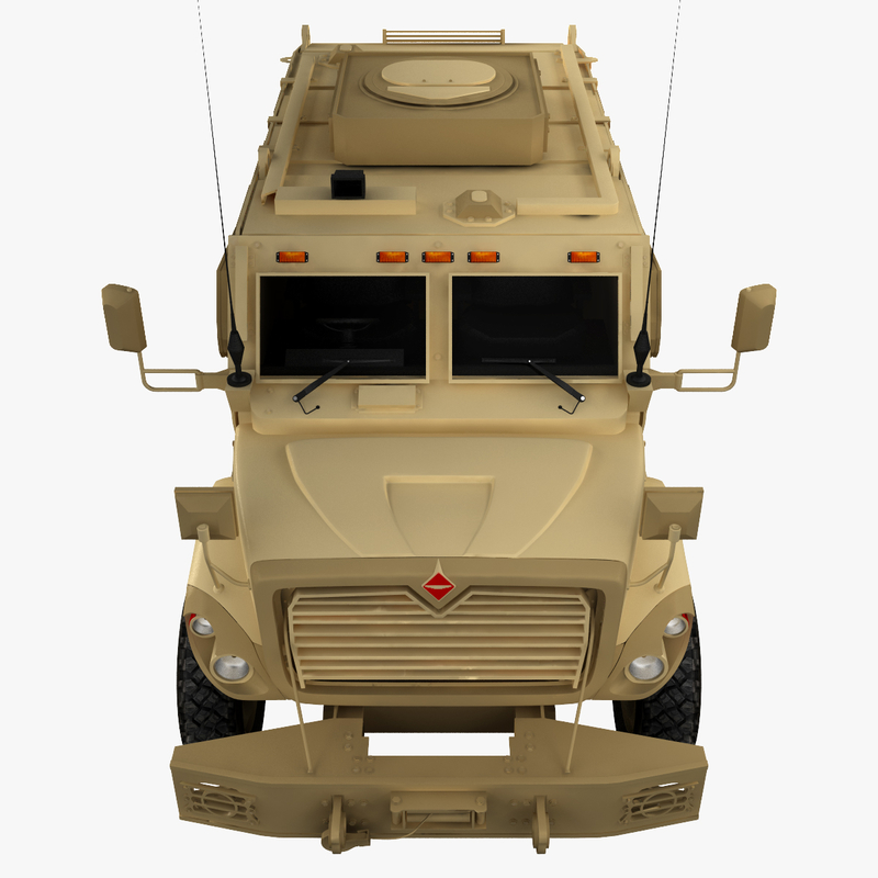 3d maxxpro mrap armoured fighting vehicle