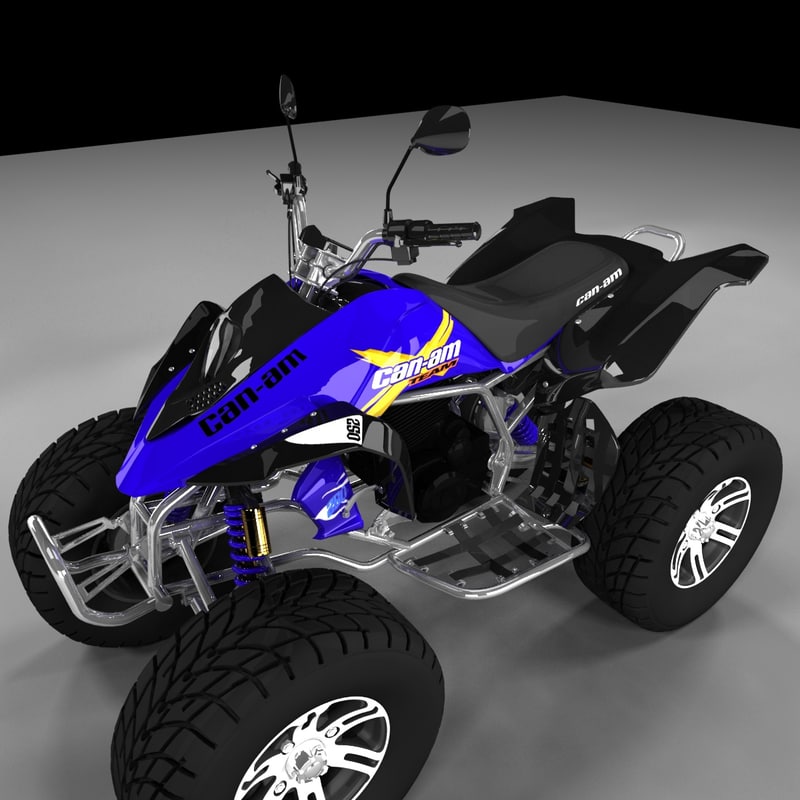 canam quad 3d model