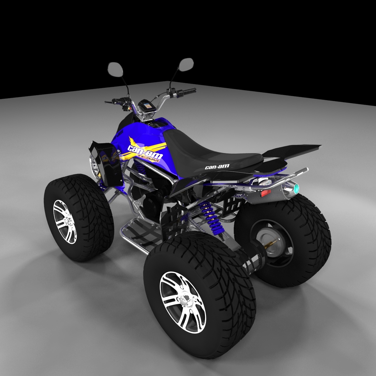 canam quad 3d model