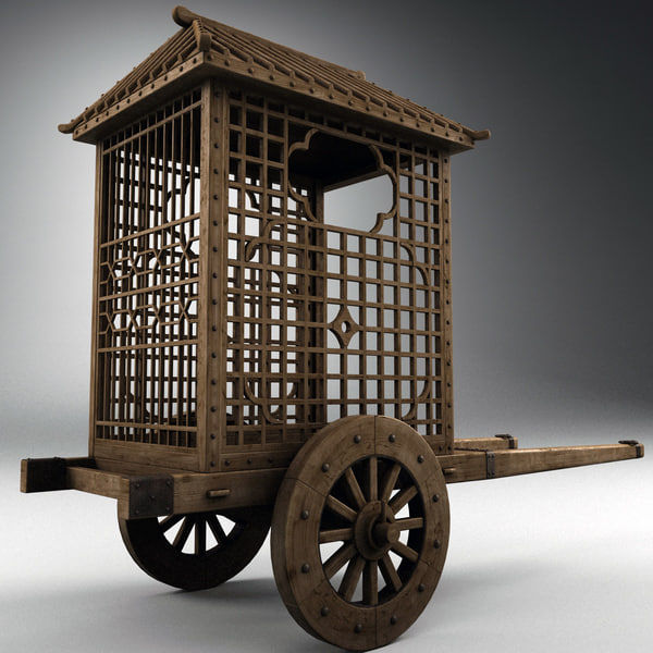 chinese wooden cart max