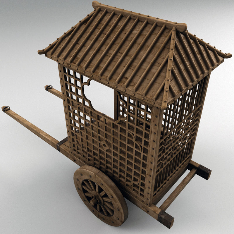 chinese wooden cart max