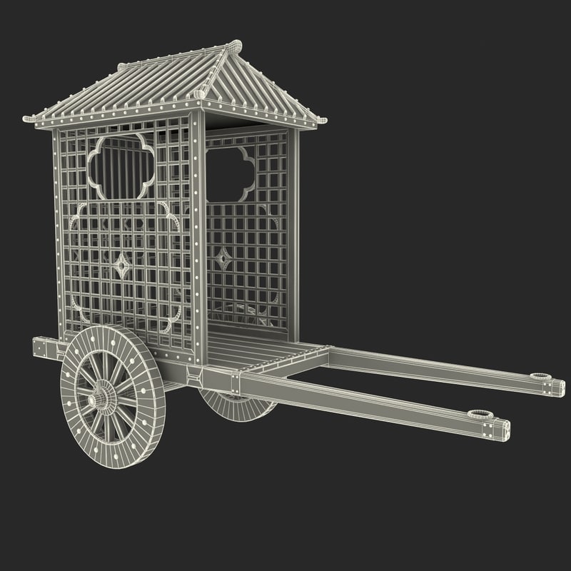 chinese wooden cart max