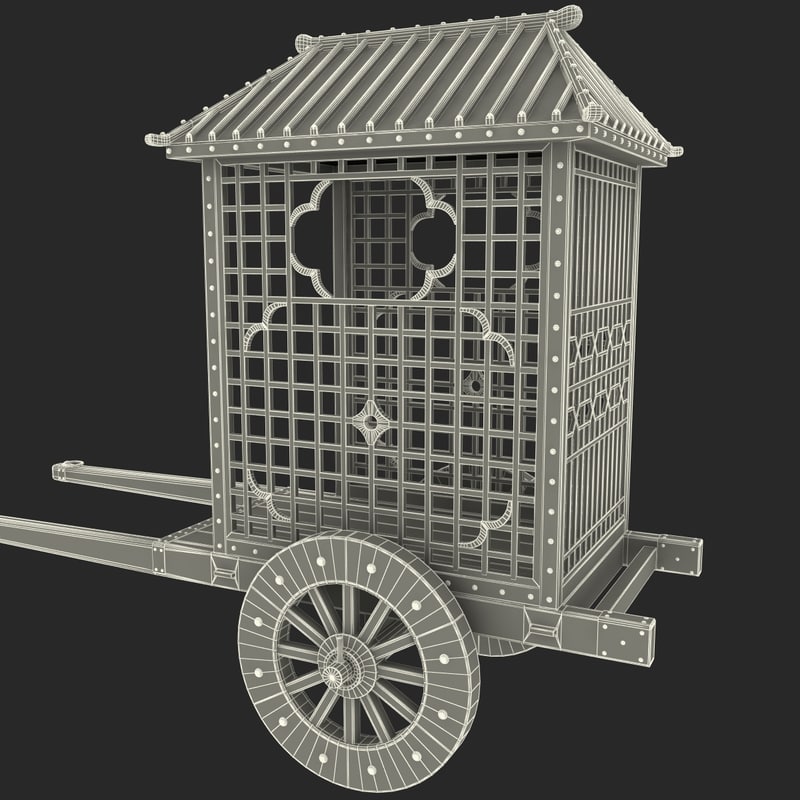 chinese wooden cart max
