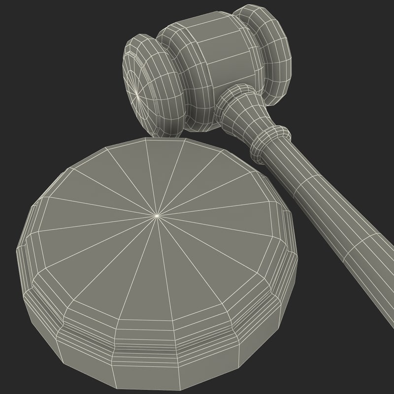 judge hammer 3d max