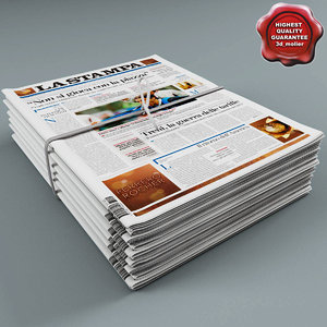 Newspaper 3D Models for Download | TurboSquid