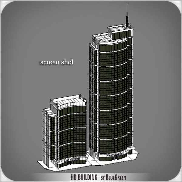 definition building 3d model