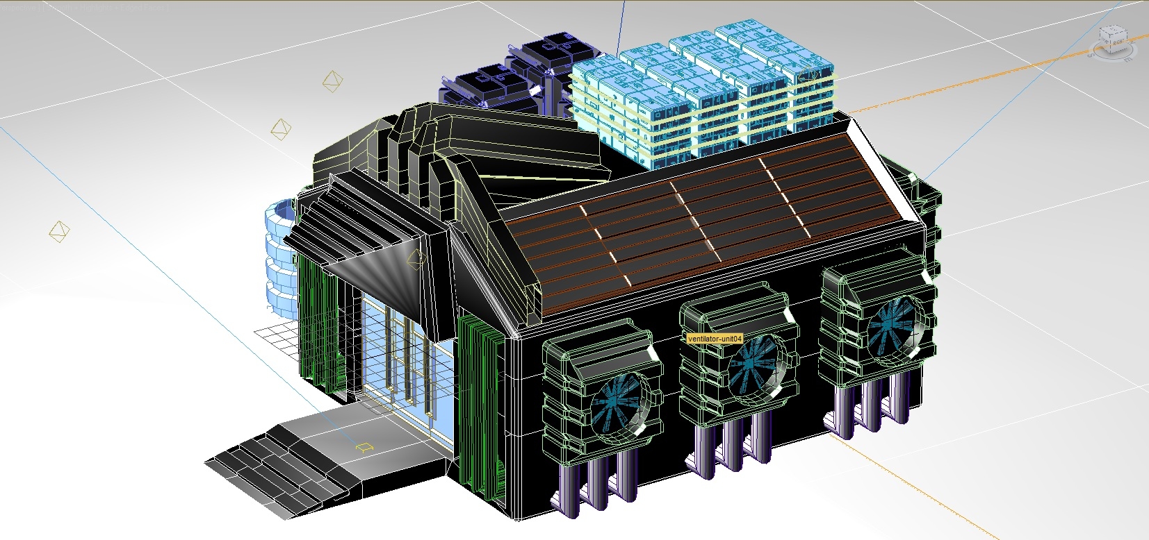 3d model mars container