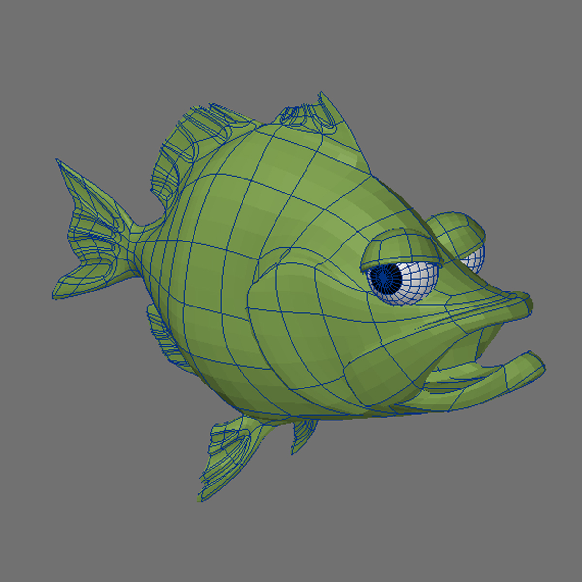 3d model fish