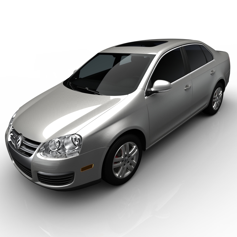 volkswagen jetta sedan 3d model