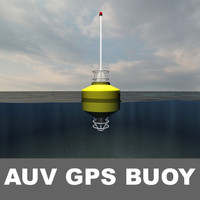 sonobuoy sonar buoy 3d model