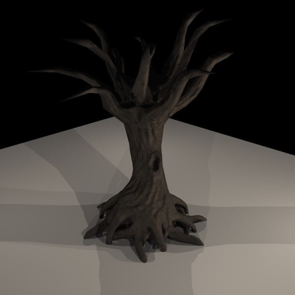 dead tree 3d obj