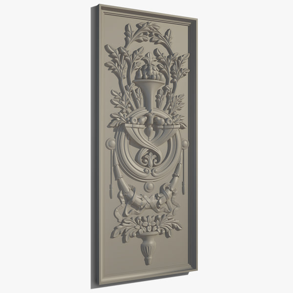 3ds max bas relief wall