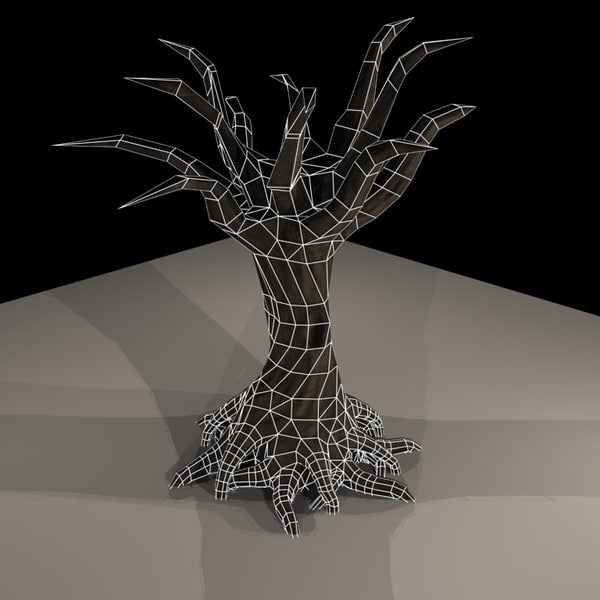 dead tree 3d obj