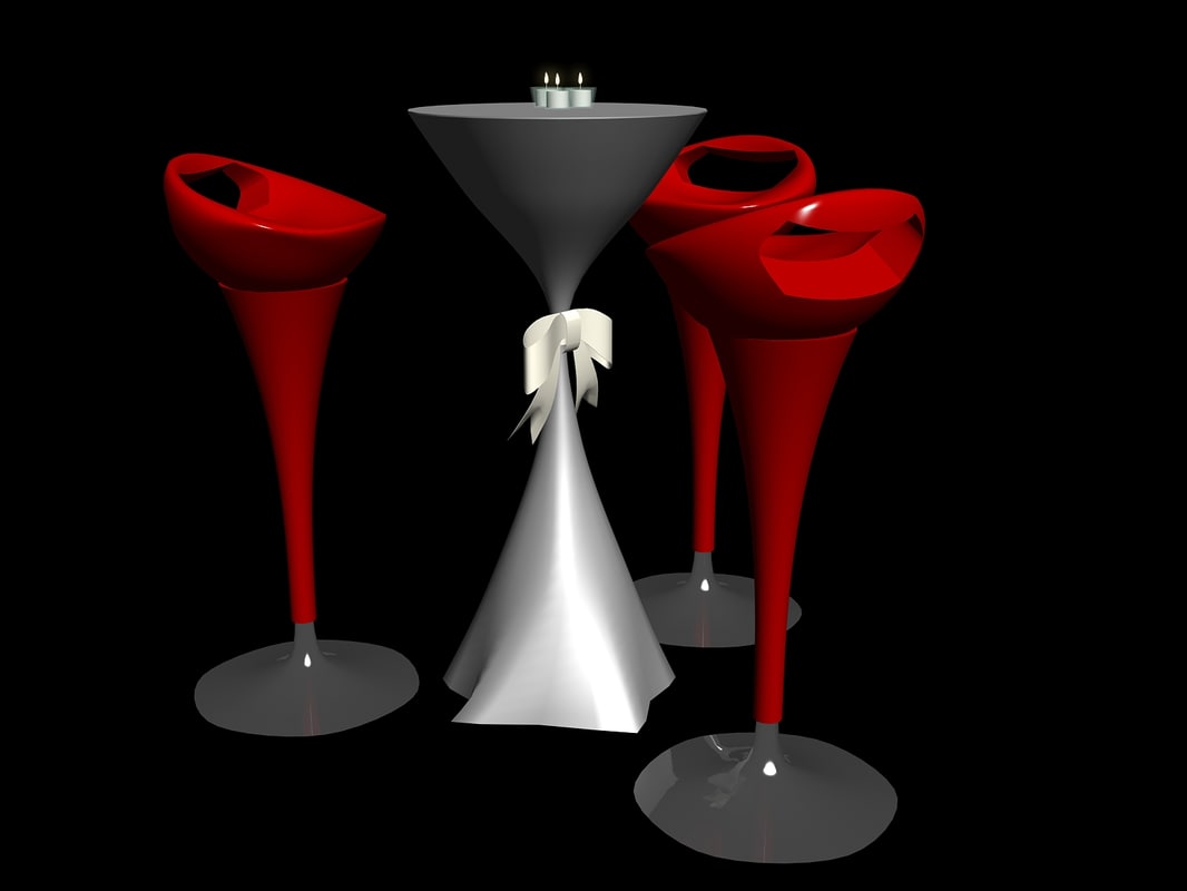 cocktail table 3d max