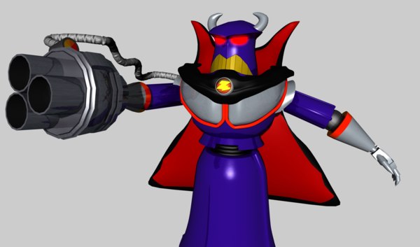 evil emperor zurg c4d