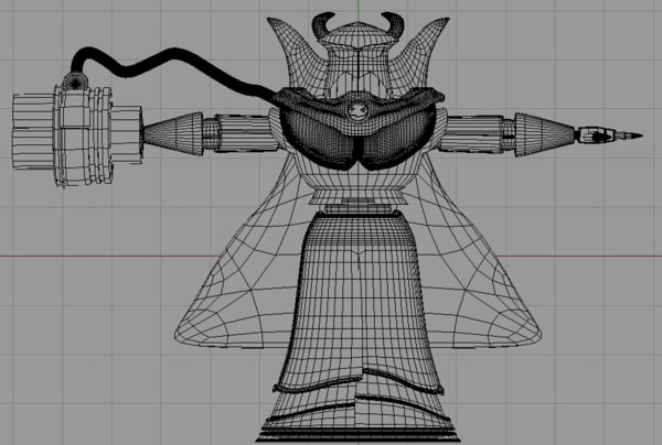 evil emperor zurg c4d