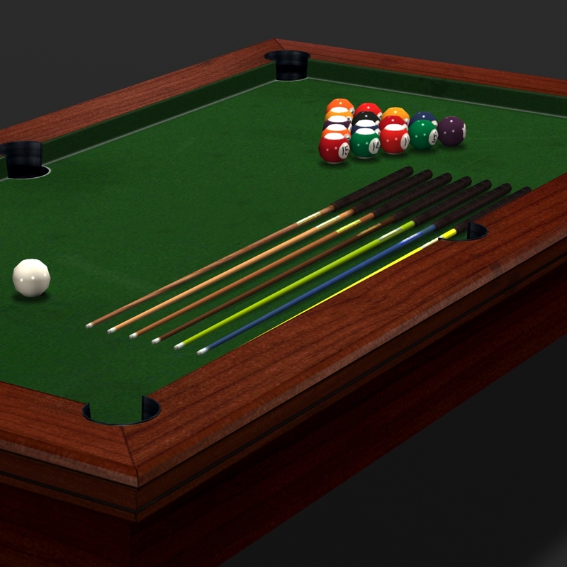 3d billiard pool