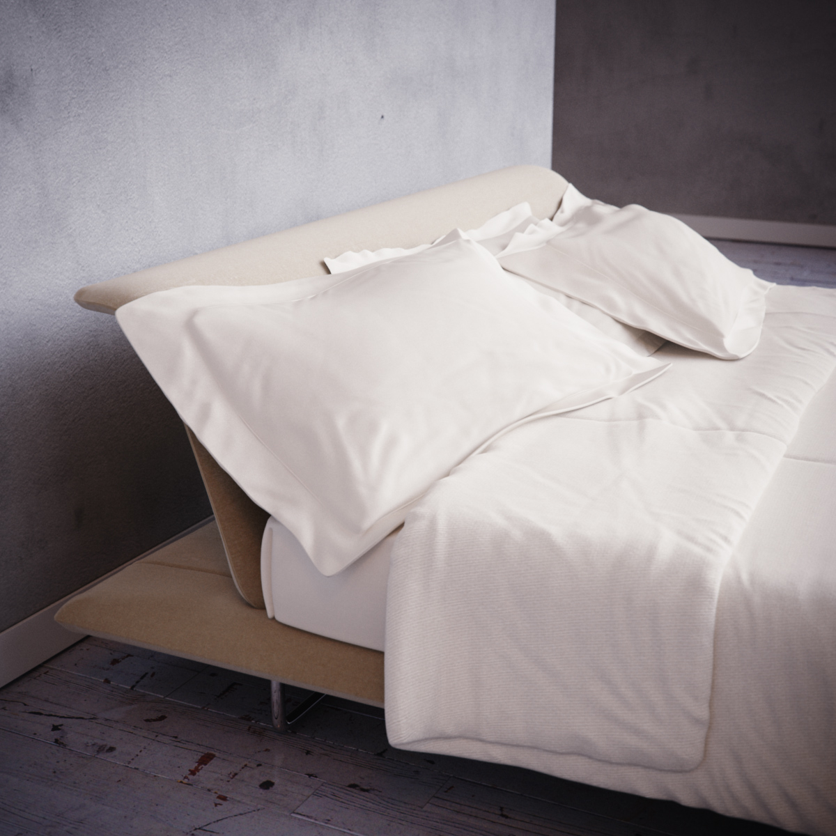 3d model bed realistic