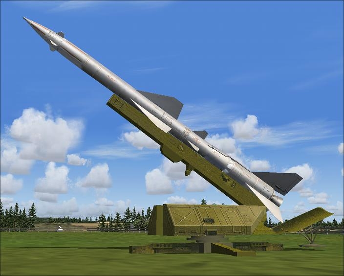 free max model sa-2 missile site