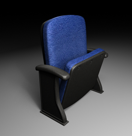 3d theater chair model