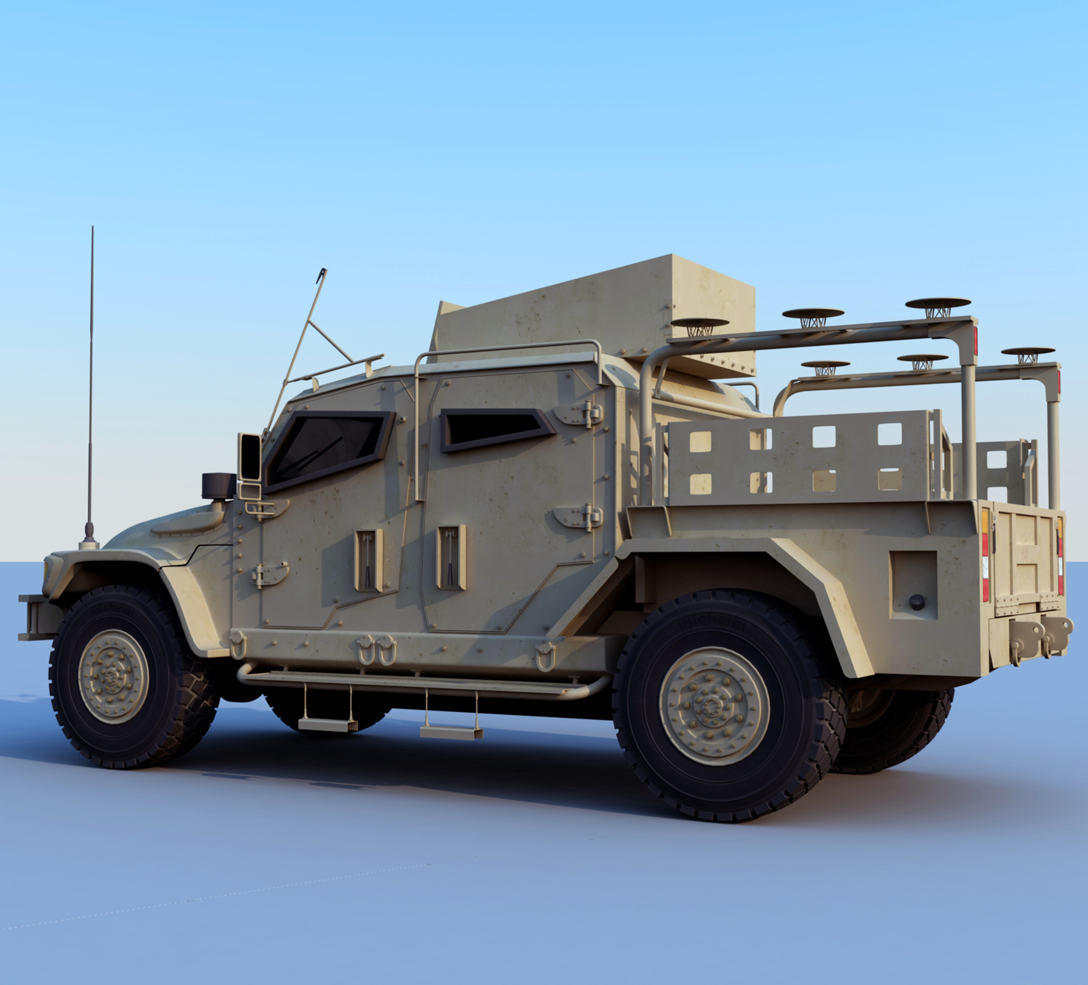 3d model british army vehicles