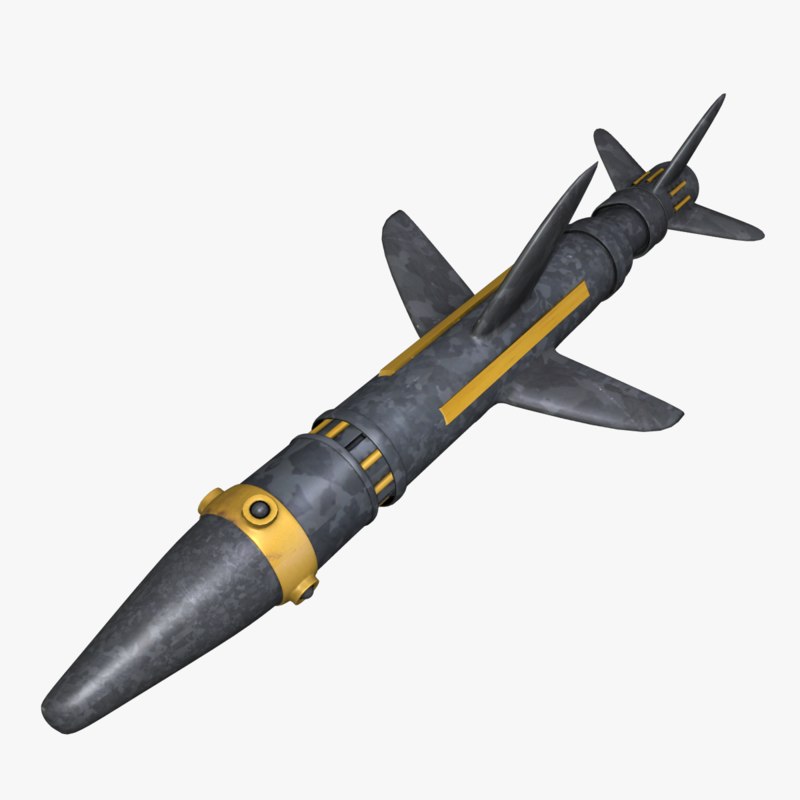 free missile 3d model
