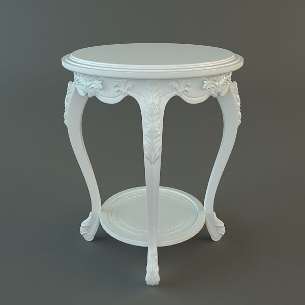 antique table 3d model