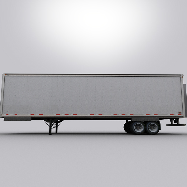 trailer 3d model