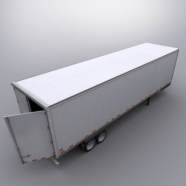 trailer 3d model