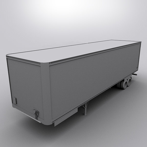 trailer 3d model