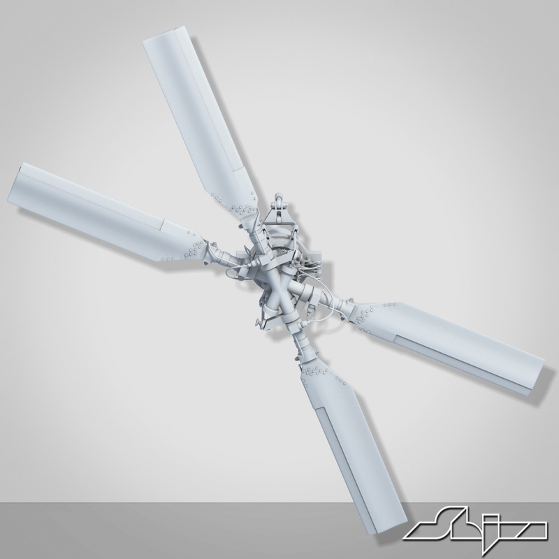 아파치 헬리콥터 테일 로터 3D 모델 - TurboSquid 599856