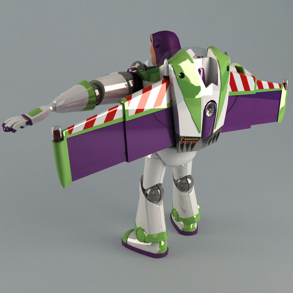 buzz lightyear static 3d model
