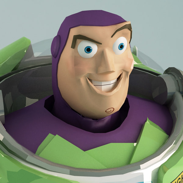 buzz lightyear static 3d model