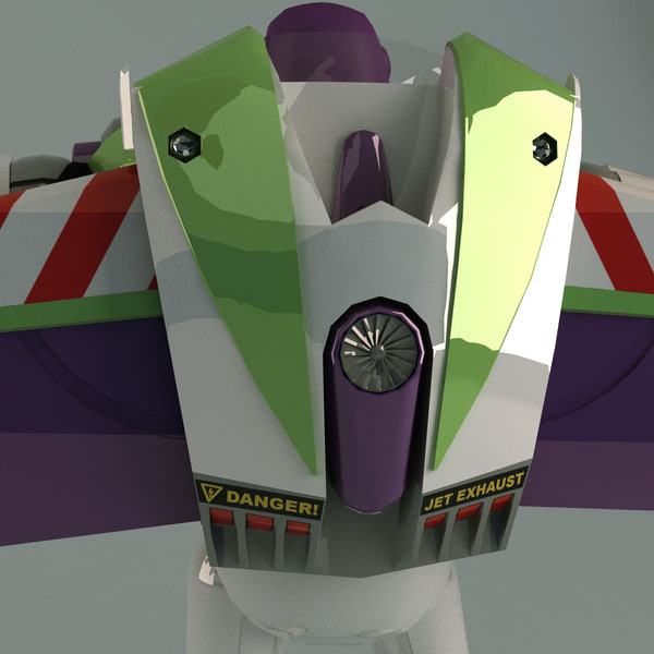 buzz lightyear static 3d model