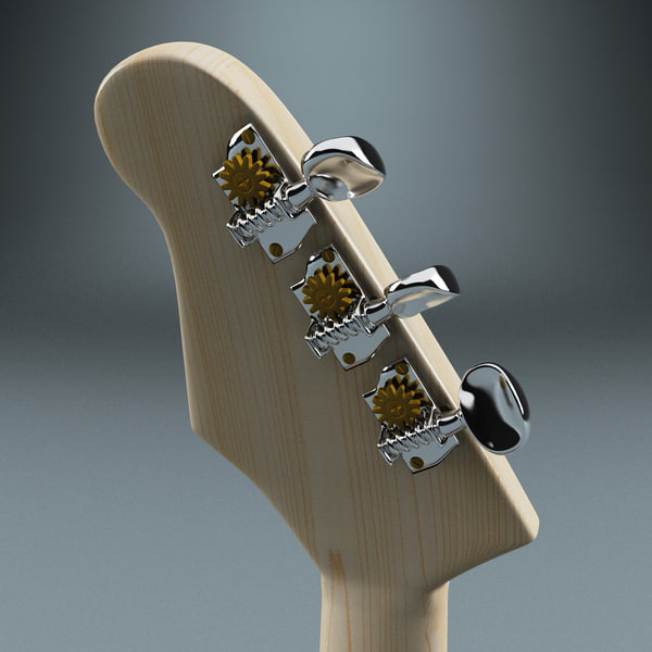 electric balalaika 3d model