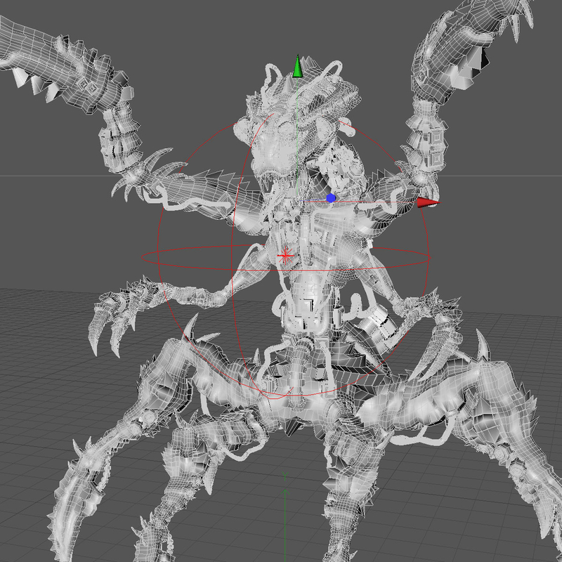 3d model of bio mech
