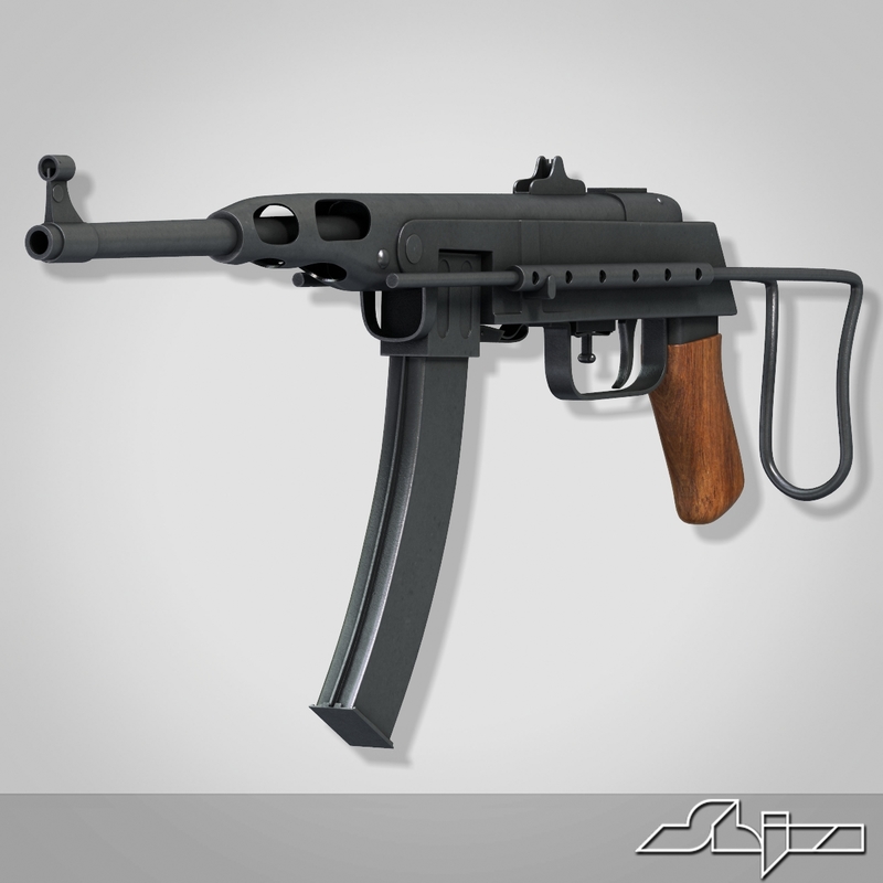 3d k-50m submachine gun