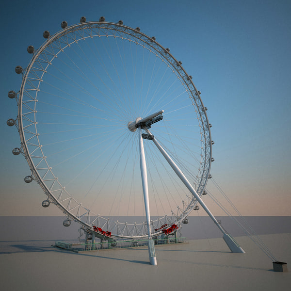 3d london eye model