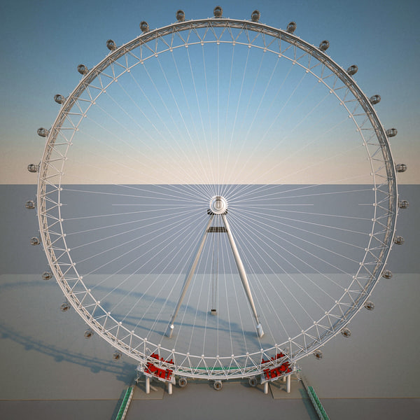 3d london eye model