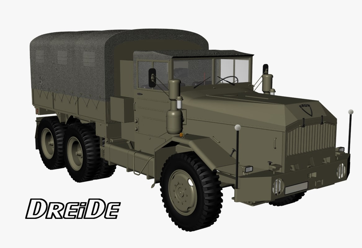 3d faun l908 6x6 1958