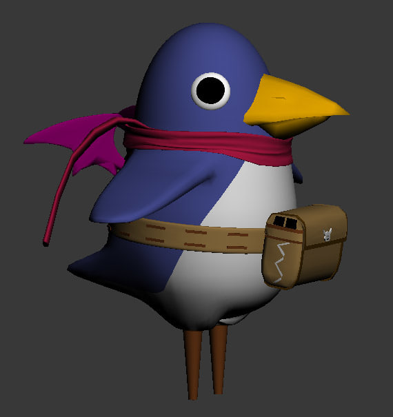free prinny 3d model