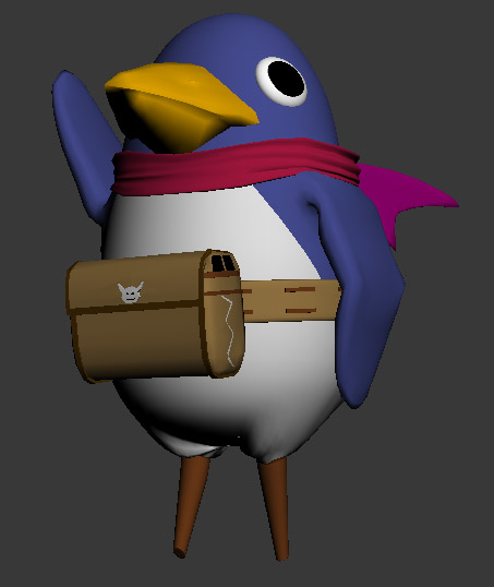 free prinny 3d model