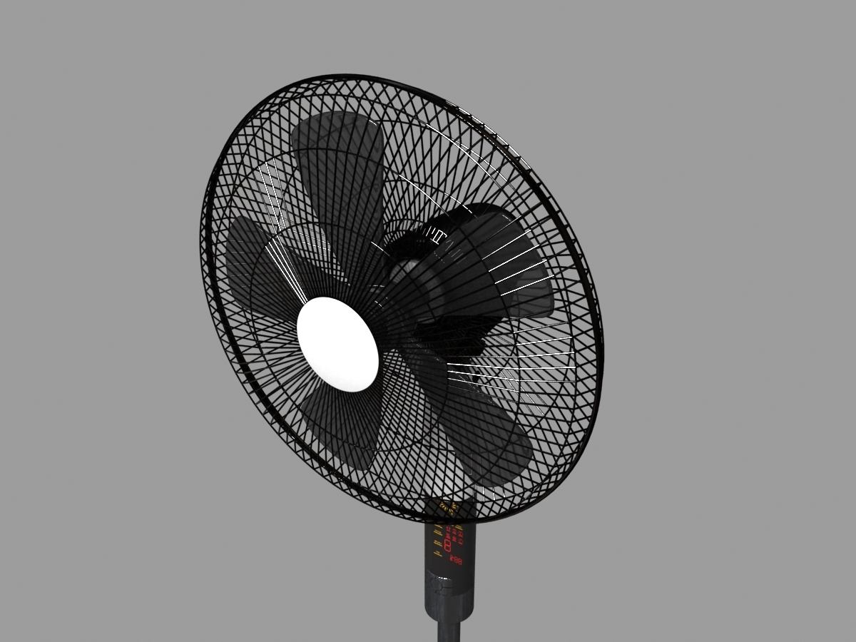outdoor fan 3d max