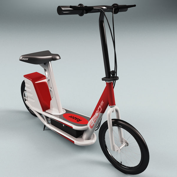razor electric scooter e500s 3d 3ds
