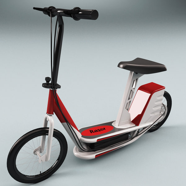 razor electric scooter e500s 3d 3ds