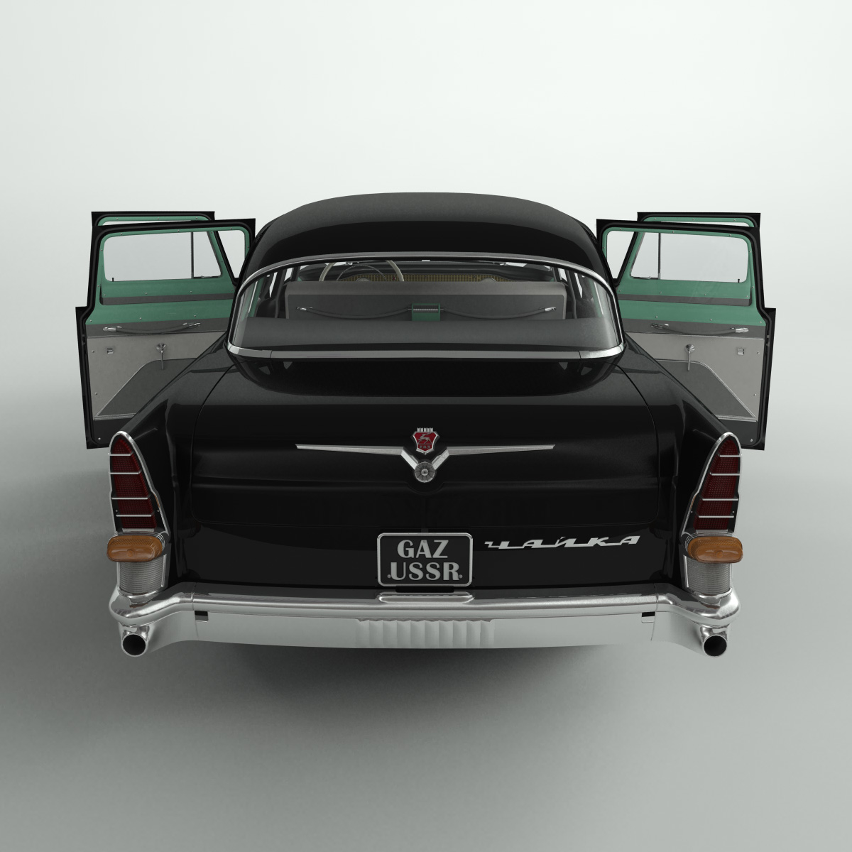 chaika car 3d model