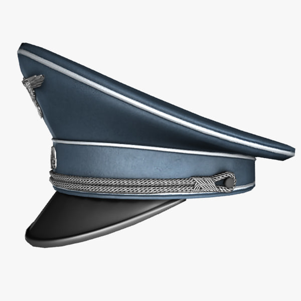 3d model german hat world war