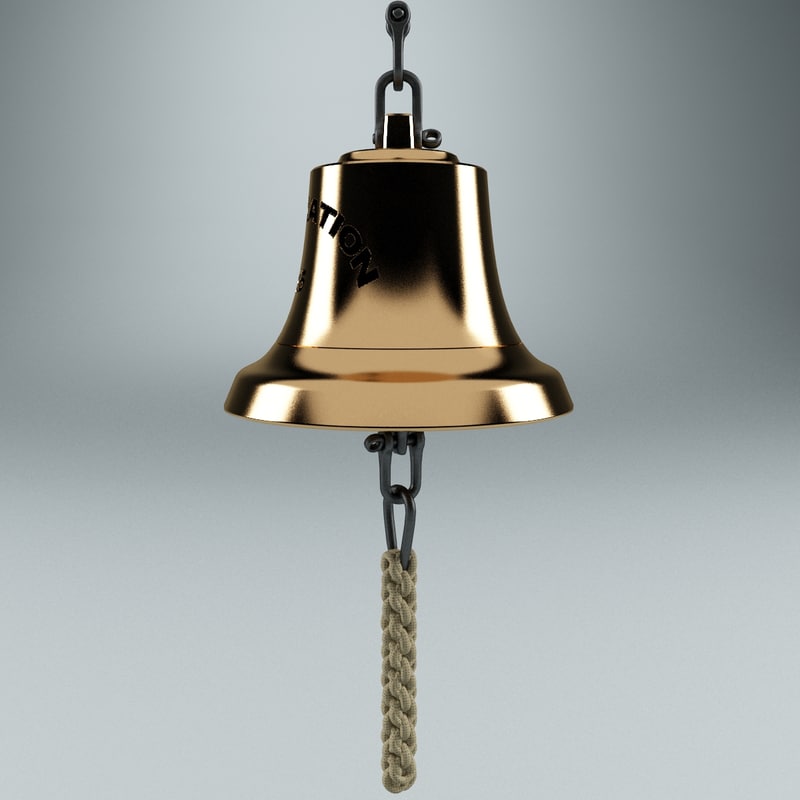 3d model of ship bell